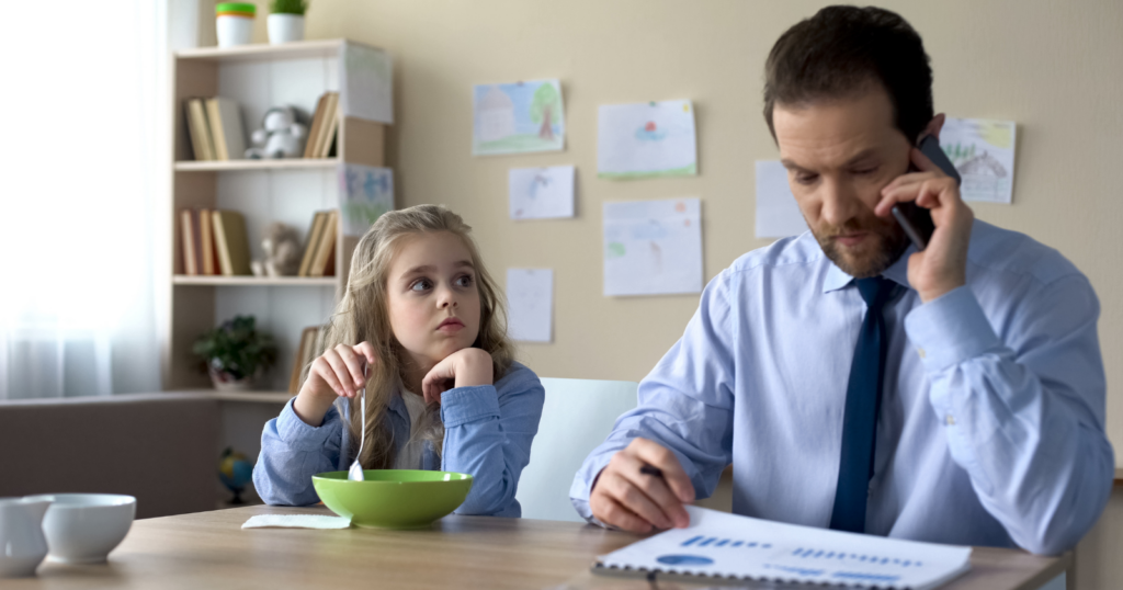 Parents who are emotionally distant with their children often display ...