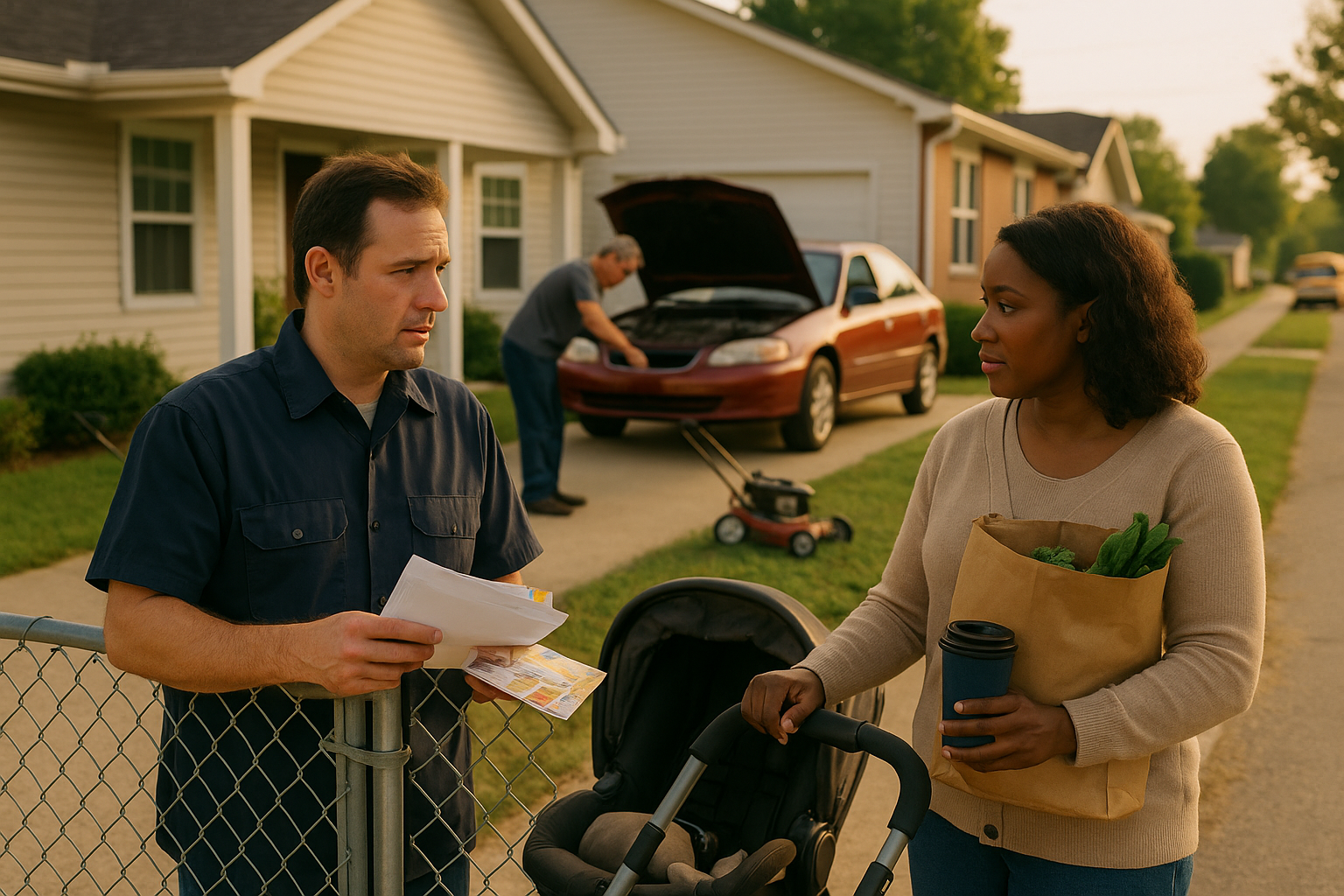 You know you’re lower-middle class when your neighbors are always ...